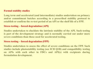 Stability studies | PPTX