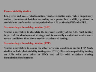 Stability studies kkk | PPTX
