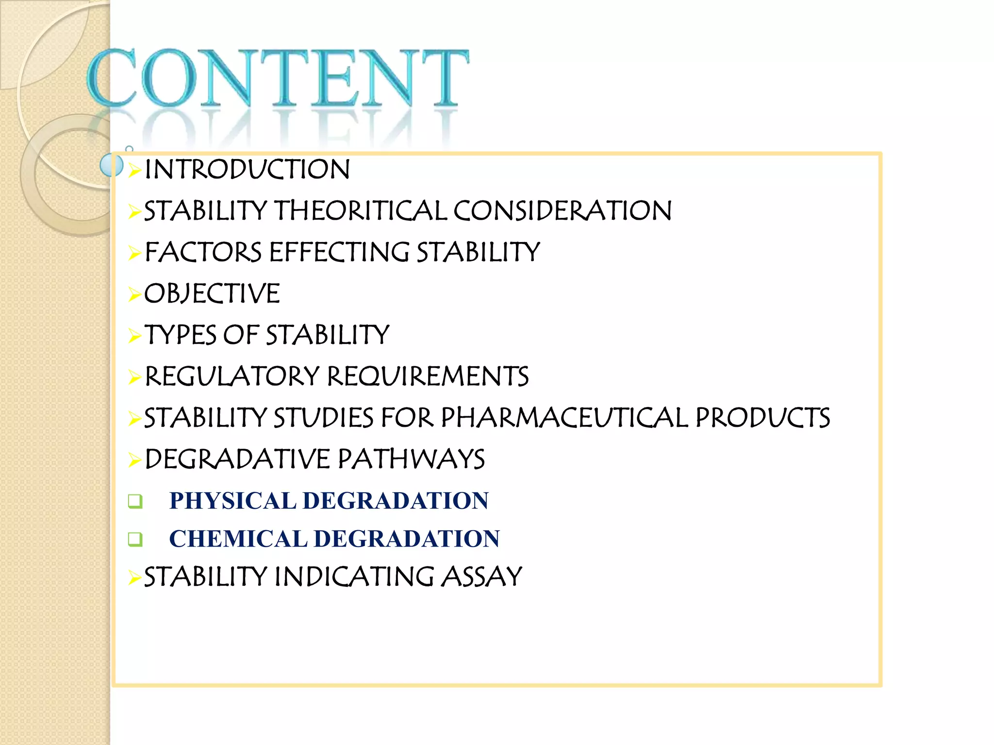 Stability studies of drugs | PPTX