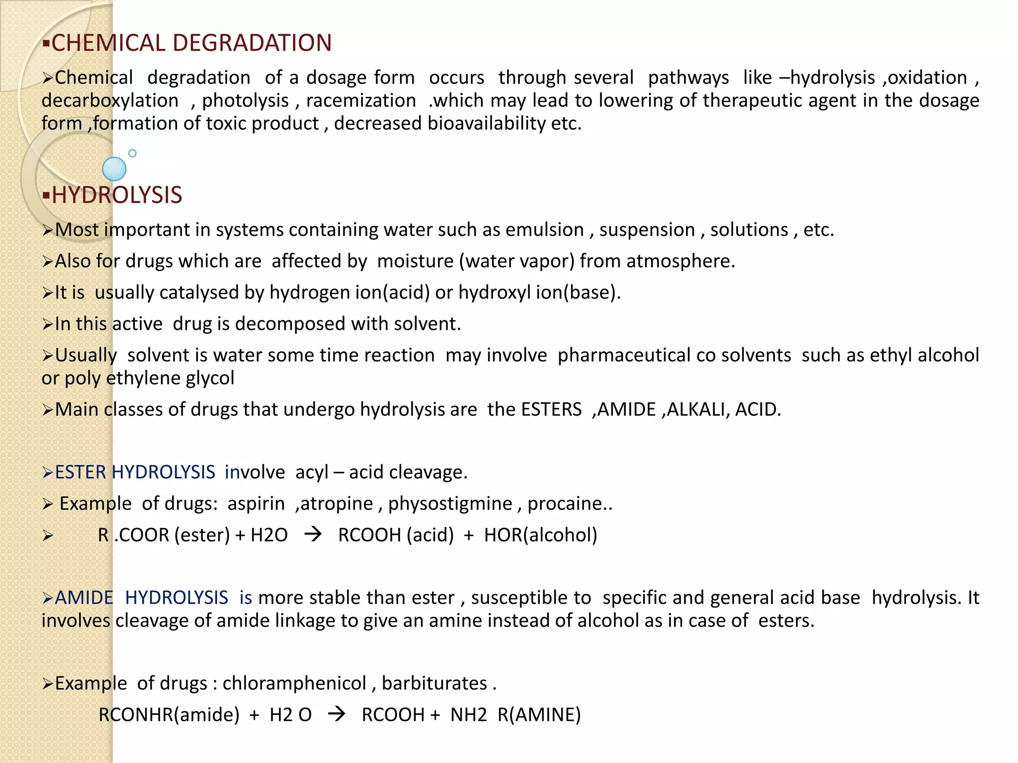 Stability studies of drugs | PPTX