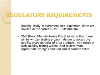 Stability studies of drugs | PPTX