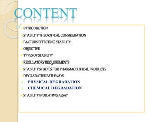 Stability studies of drugs | PPT