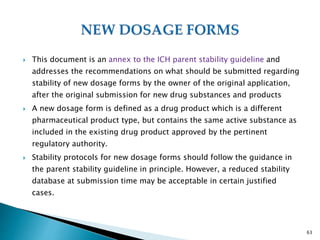 Stability studies ICH Q1A-Q1E Guidelines ppt | PPTX