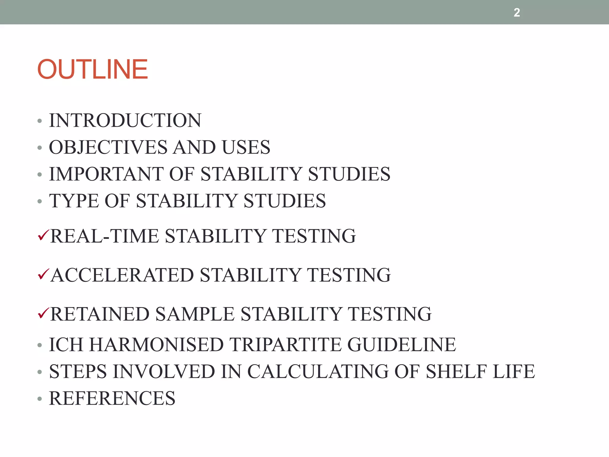 Stability study | PPT