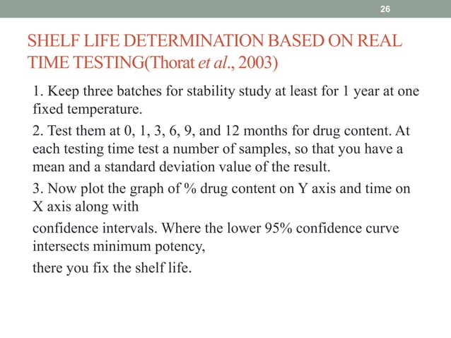 Stability study | PPT