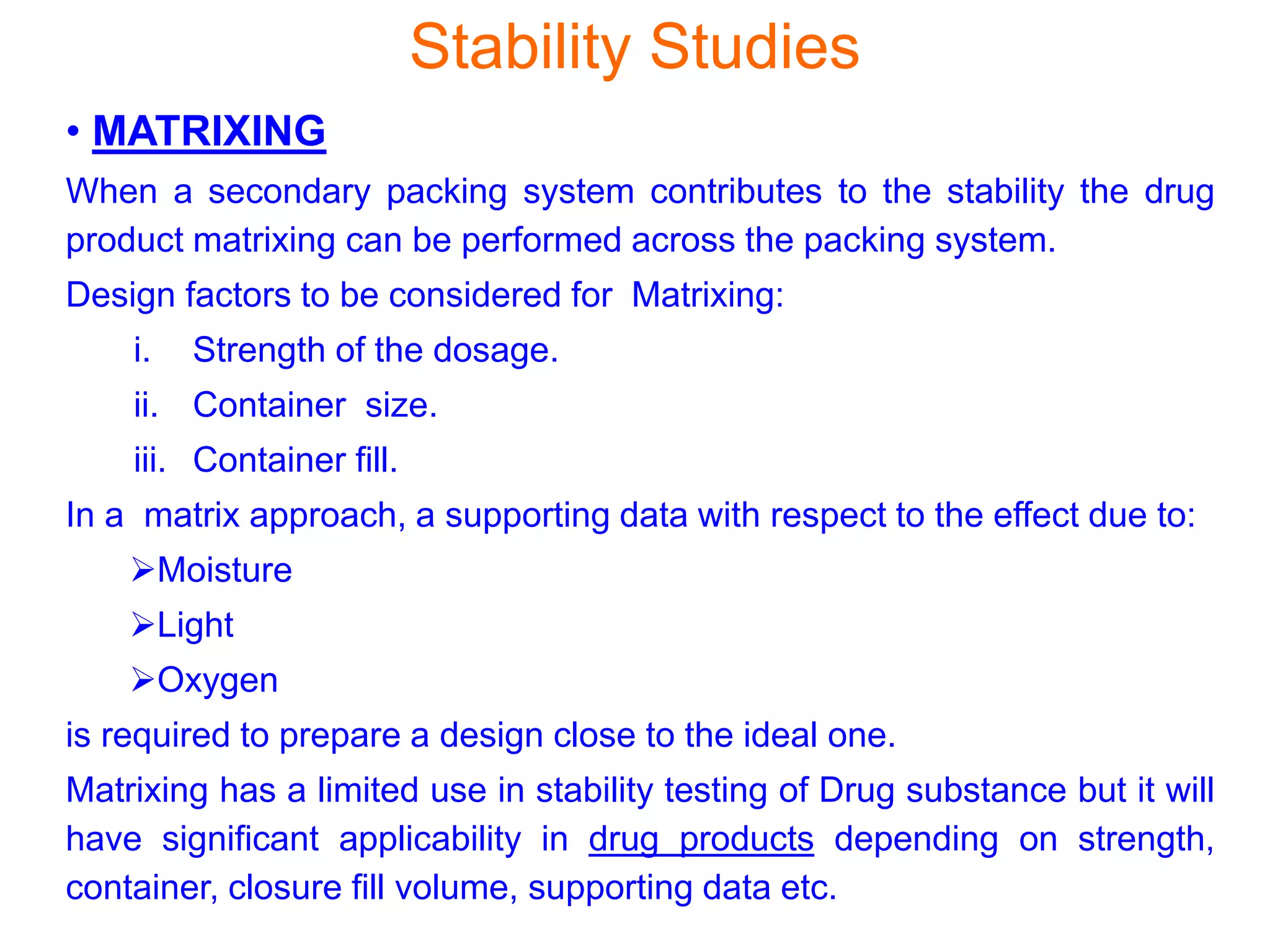 Stability study | PPT