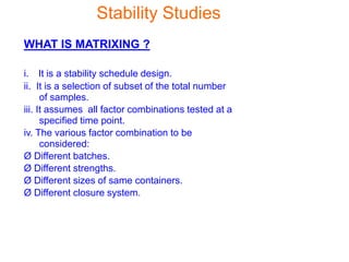 Stability study | PPT