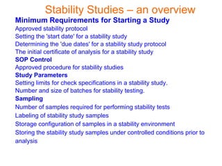 Stability study | PPT