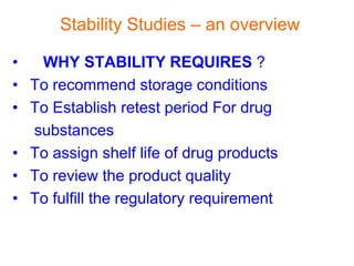 Stability study | PPT
