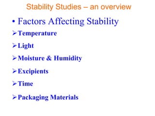 Stability study | PPT