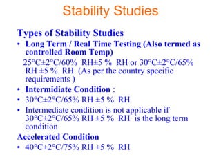 Stability study | PPT