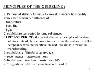 Stability study as per ich guideline | PPTX