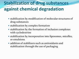 Stability techniques | PPT
