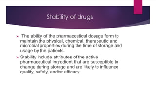 Stability testing | PPTX