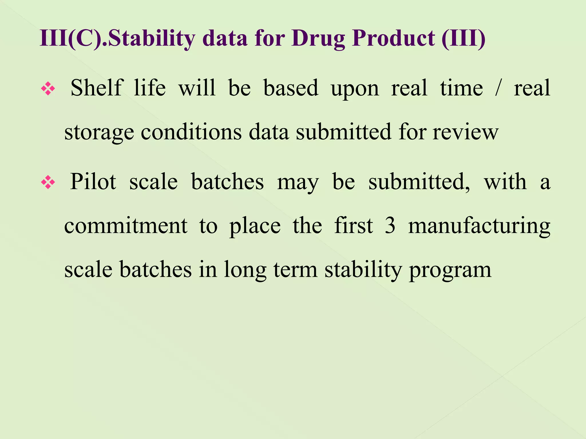 Stability testing of biotechnological/ biological products (Q5C ) | PPTX