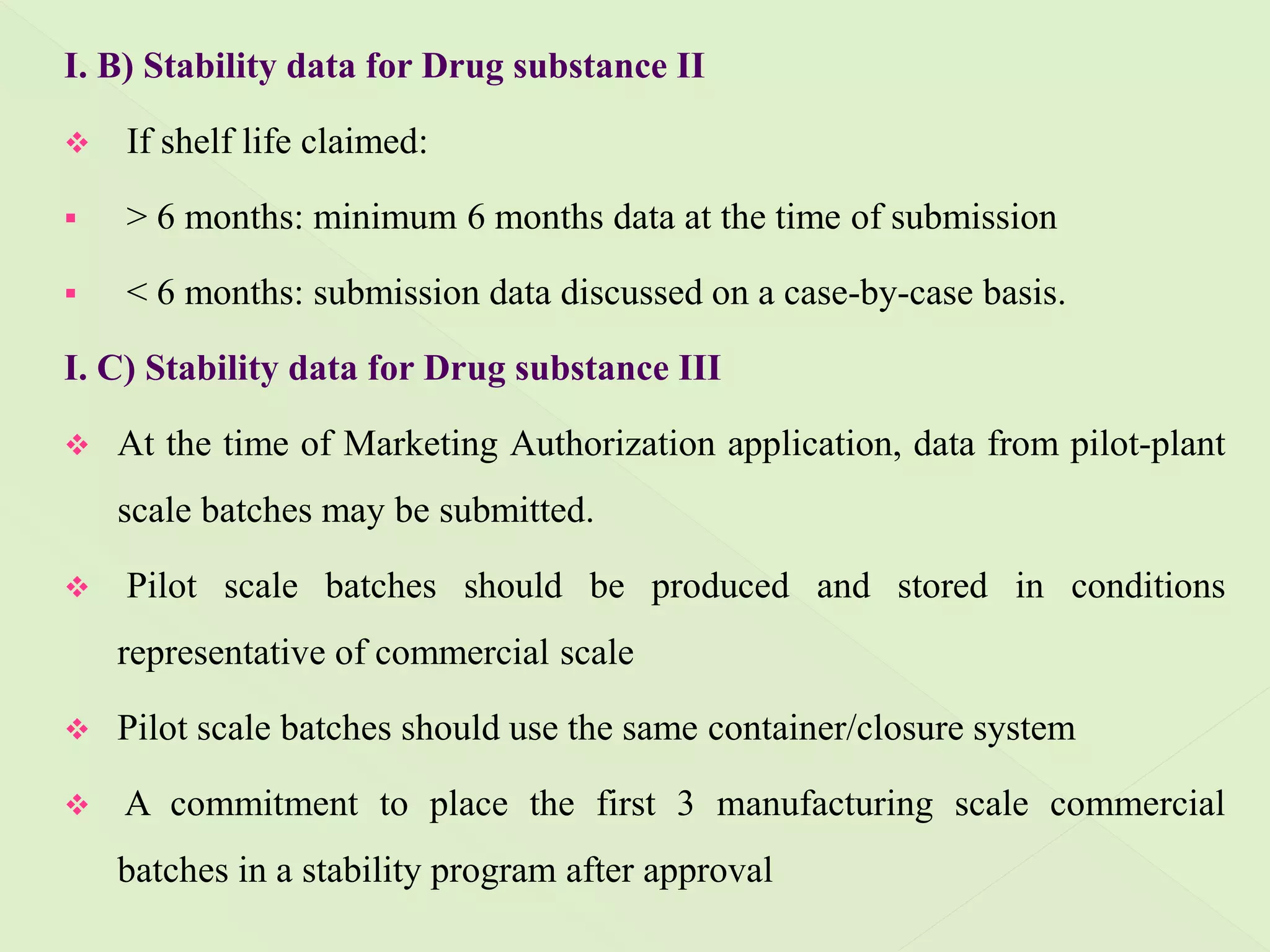 Stability testing of biotechnological/ biological products (Q5C ) | PPTX