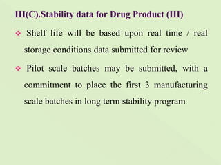 Stability testing of biotechnological/ biological products (Q5C ) | PPTX