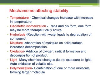 Stability testing of herbal drugs.ppt by Dr.U.Srinivasa | PPT