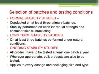 Stability testing of herbal drugs.ppt by Dr.U.Srinivasa | PPT