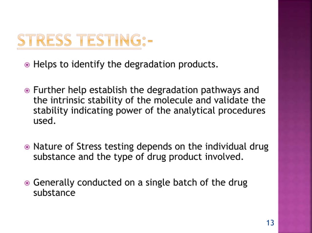 Stability testing of herbal natural products and its | PPTX | Chemistry ...