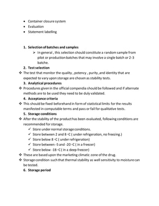 Stability testing of natural products.docx | Chemistry | Science