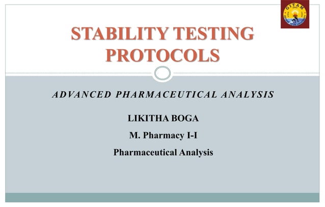 Stability testing protocols | PPTX | Pharmaceutical Industry | Industries