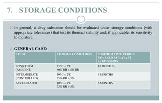 Stability testing protocols | PPTX