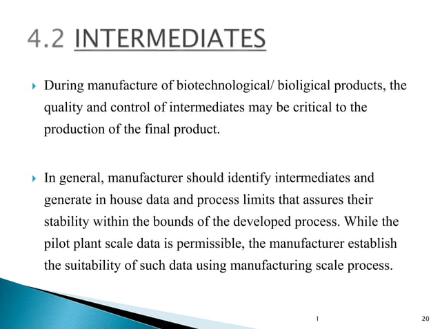 Stability zones and ich guideline q5c | PPTX