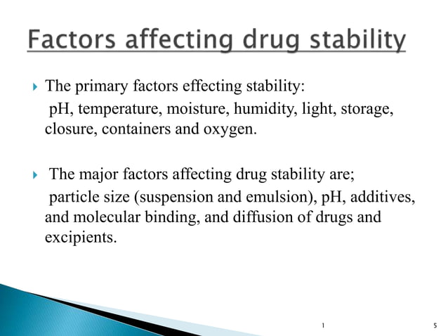 Stability zones and ich guideline q5c