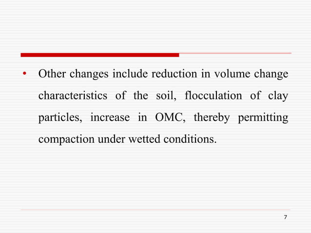 STABILIZATION OF SOIL_Lime and Chemical methods | PPT