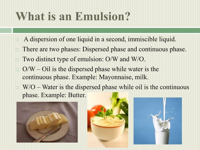Stabilization of emulsion via electrostatic | PPT