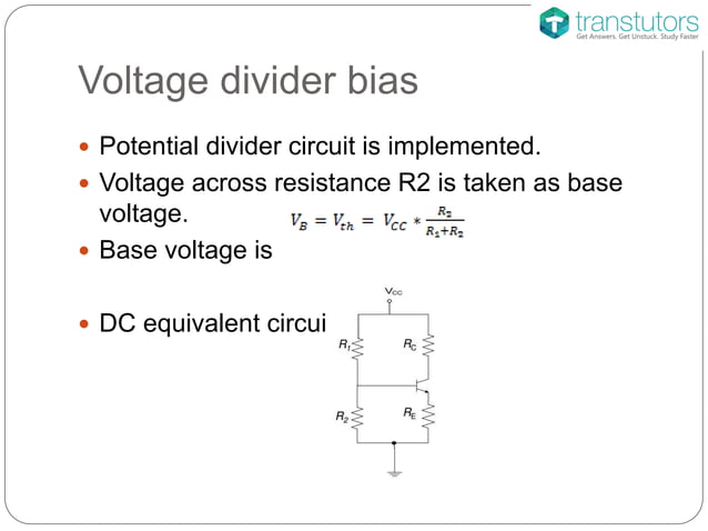 Stabilization Of Operating Point | Electrical Engineering | PPTX