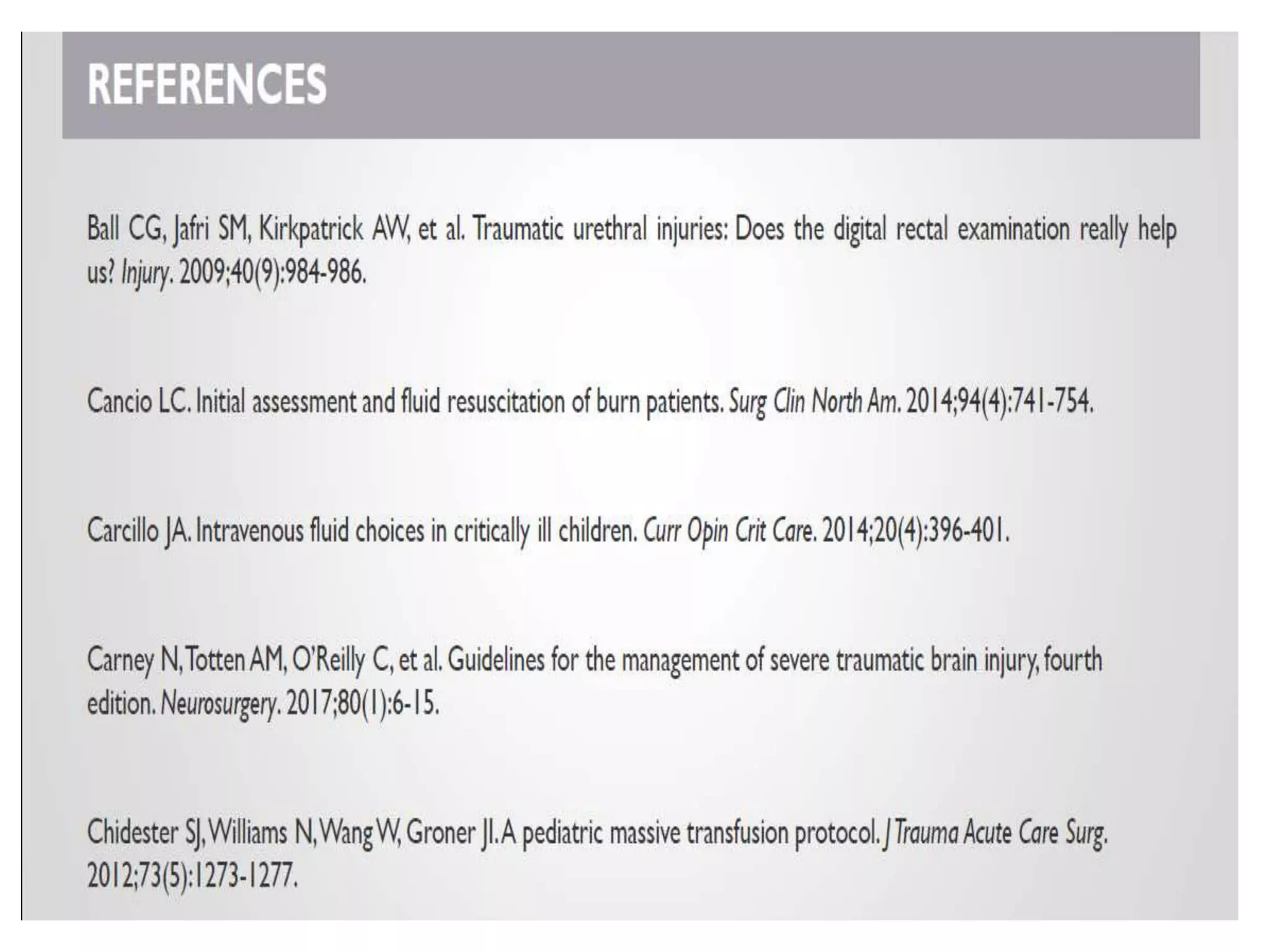 Stabilization of polytrauma patient | PPTX