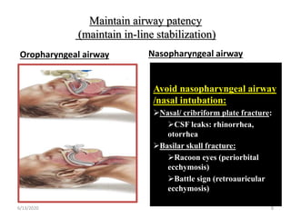 Stabilization of polytrauma patient | PPTX