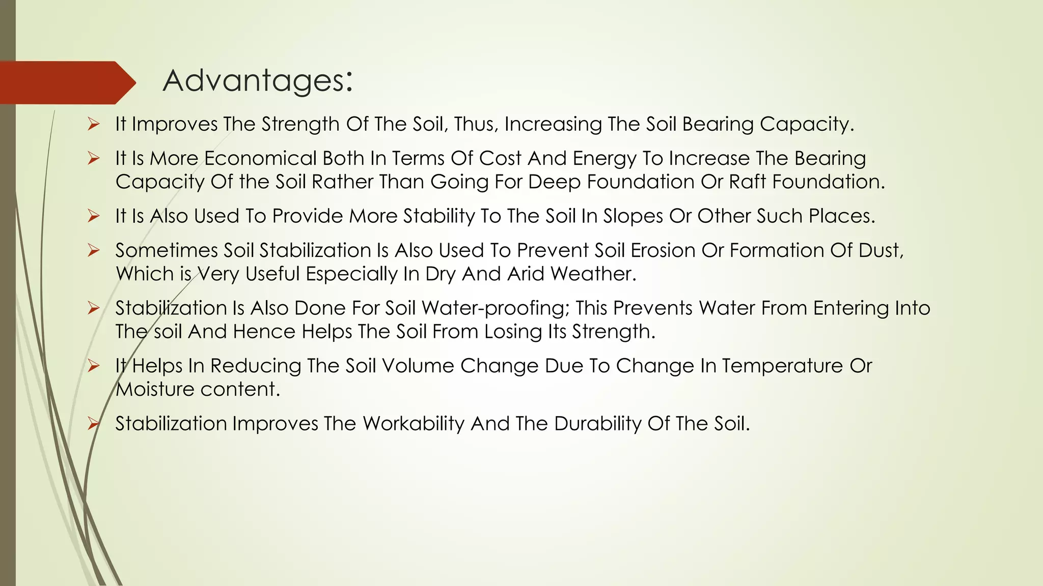 Stabilization of soil using bitumenous emulsions | PPTX
