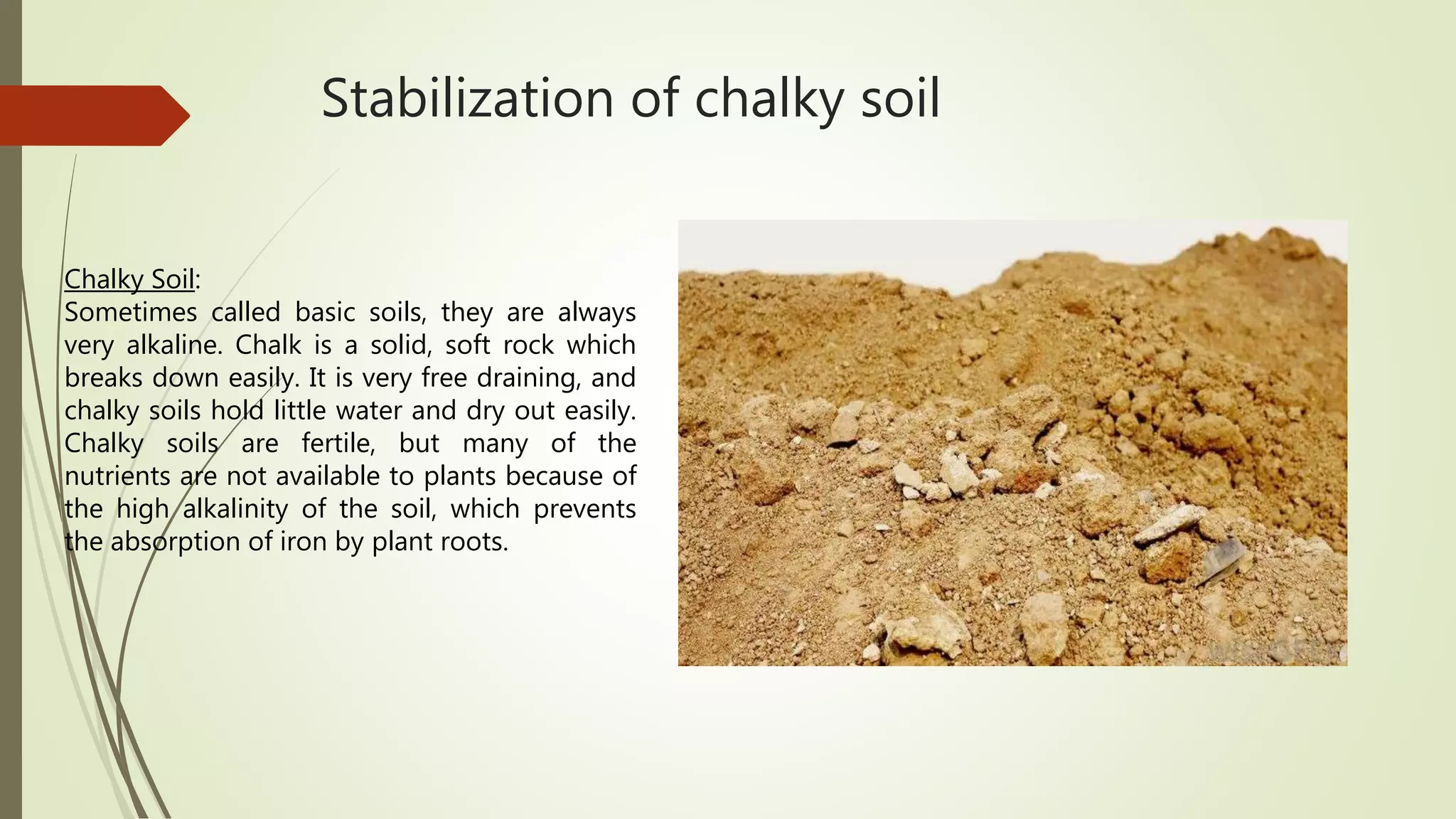 Stabilization of soil using bitumenous emulsions | PPTX