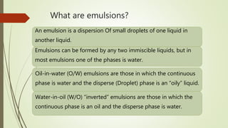 Stabilization of soil using bitumenous emulsions | PPTX