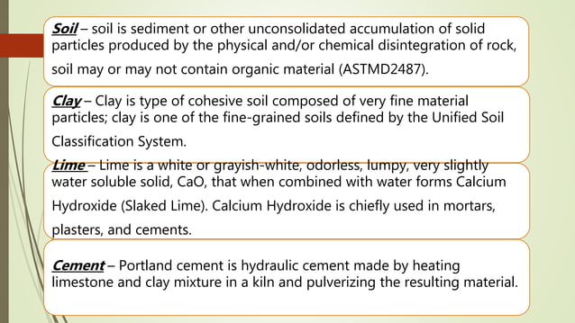 Stabilization of soil using bitumenous emulsions | PPTX