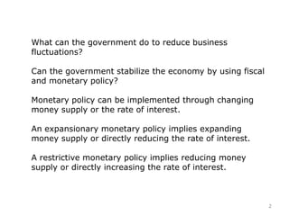 Stabilization policy | PPTX