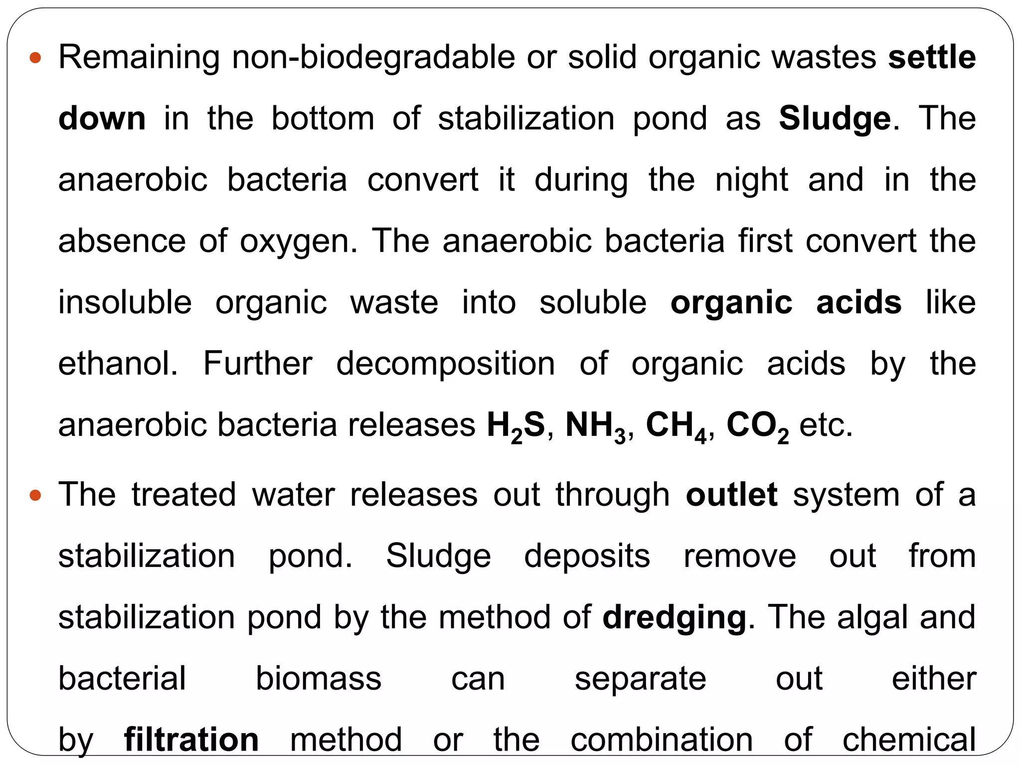 Stabilization ponds | PPTX