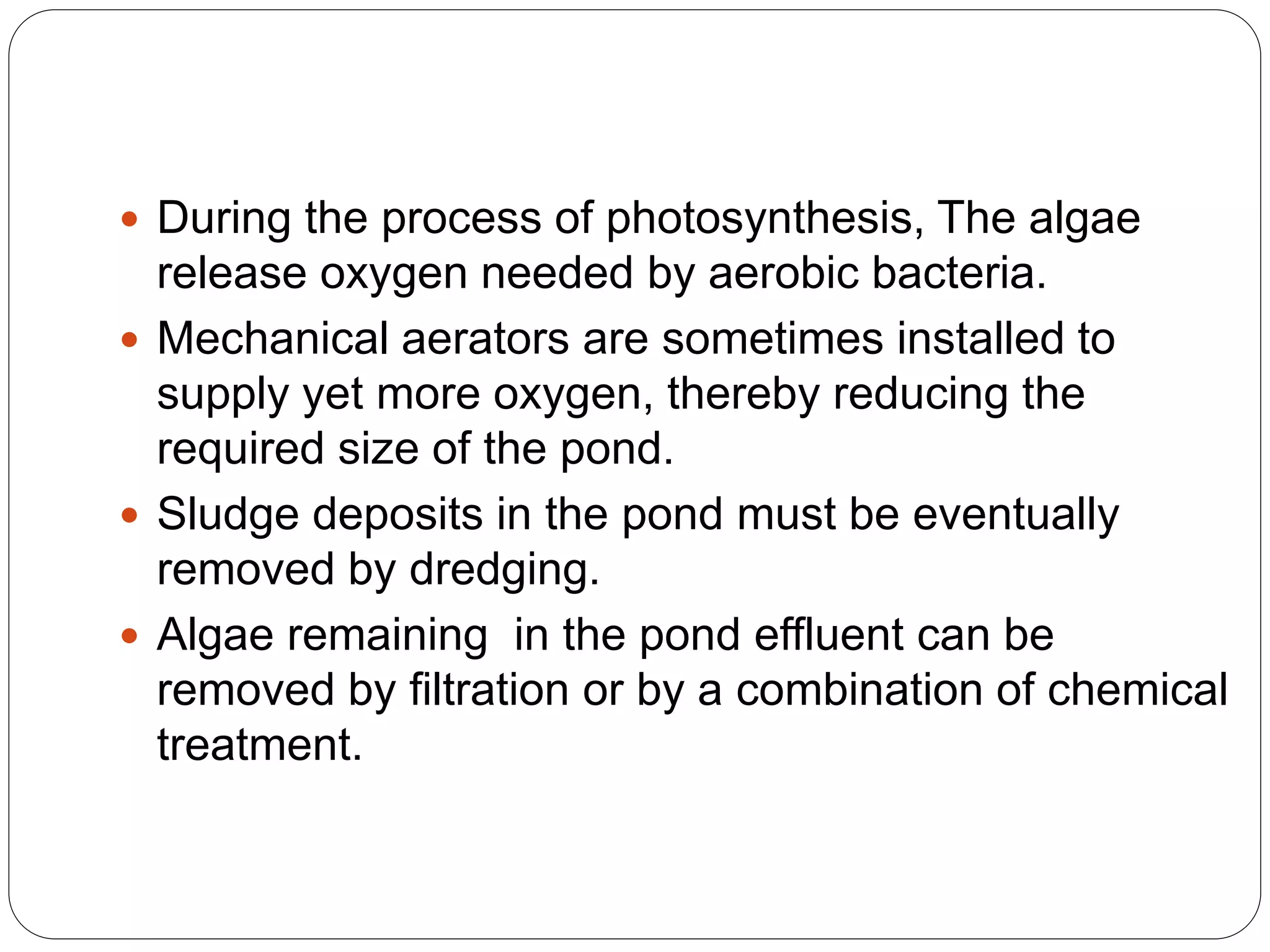 Stabilization ponds | PPTX