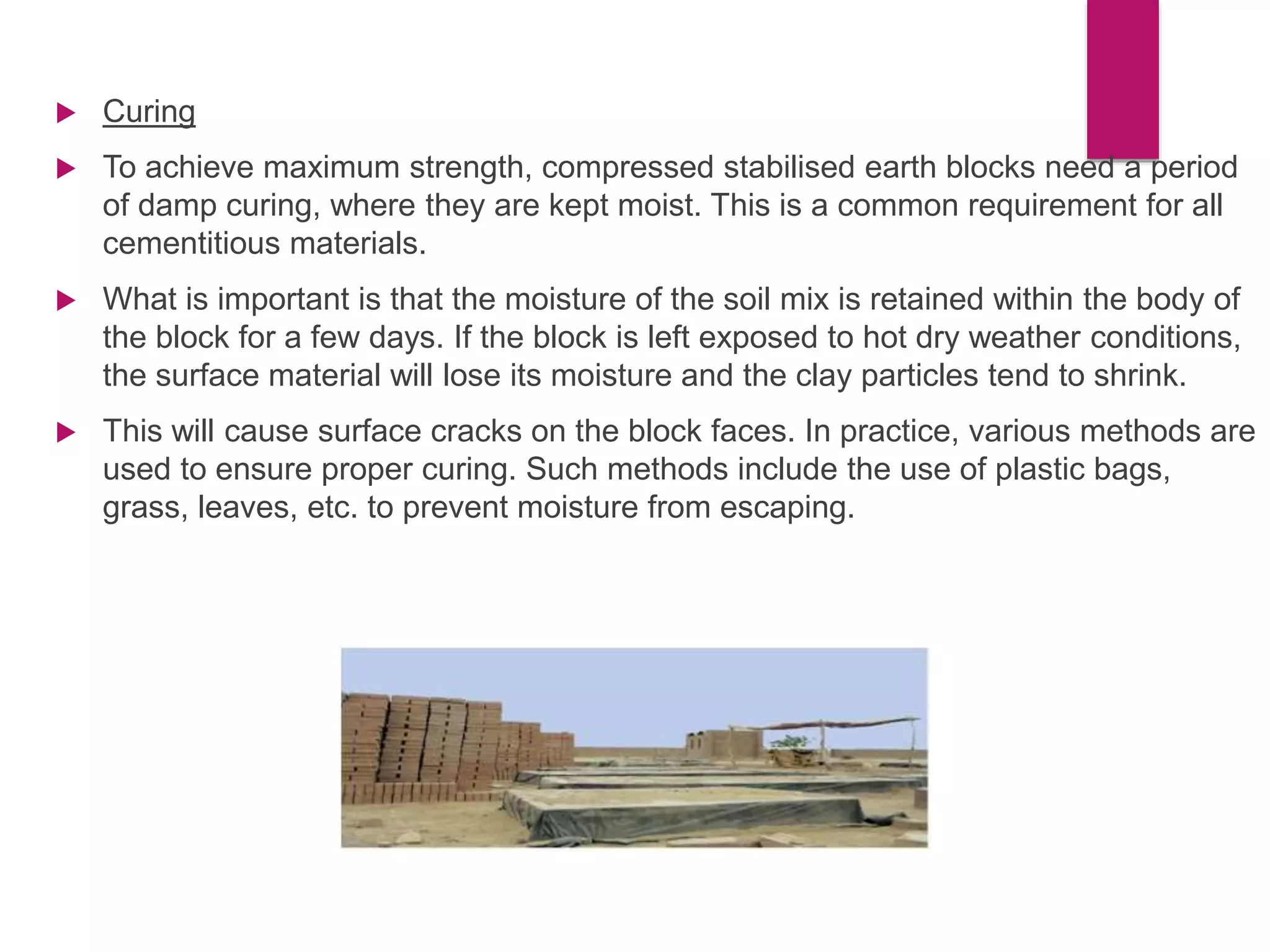 Stabilized mud block | PPTX