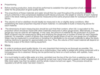 Stabilized mud block | PPTX