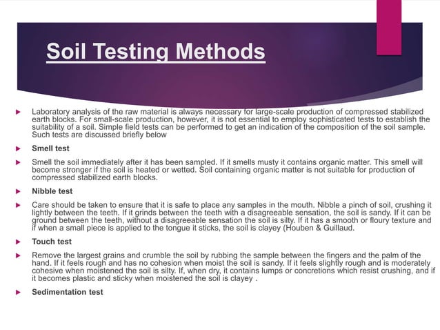Stabilized mud block | PPTX