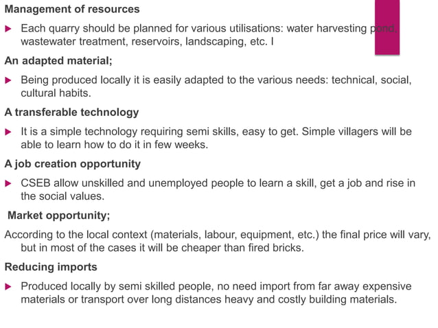 Stabilized mud block | PPTX