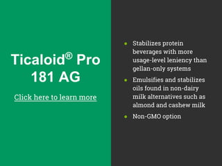 Stabilizing RTD Protein Beverages with Gellan Gum | PDF