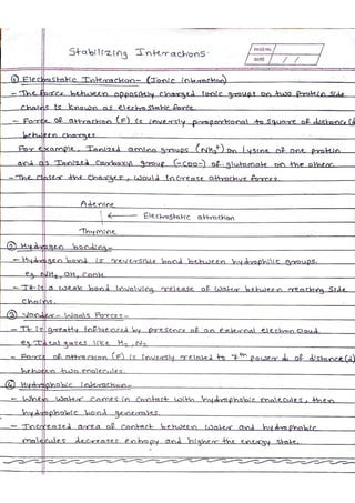 Stabilizing Interactions | PDF