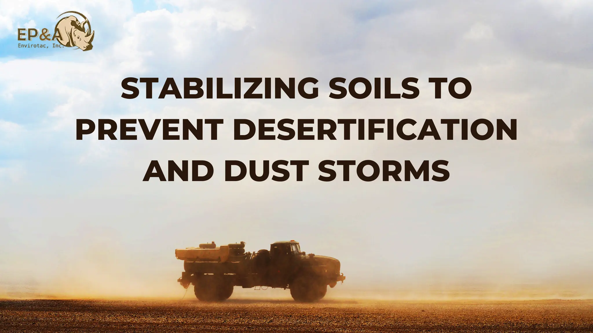 Stabilizing soils to prevent desertification and dust storms | PDF