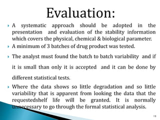 Stabilty study ppt | PPTX