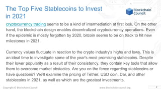 Stablecoins with the biggest potential | PPT